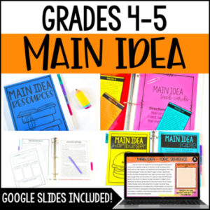 Read Alouds for Teaching Main Idea | Mentor Texts for Reading ...