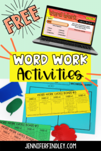 Word Work Activities for 4th and 5th Grade