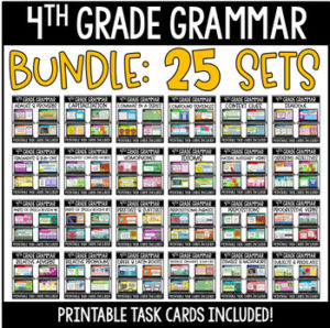 Free Parts of Speech Activities for 4th and 5th Grade - Teaching with ...