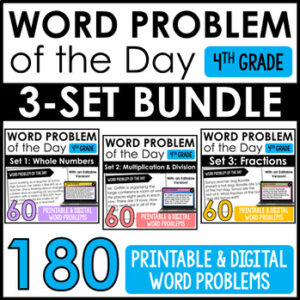 Free Word Problem of the Day Starter Pack