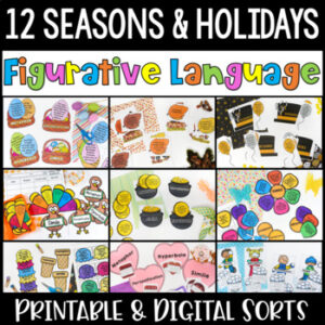 Free Figurative Language Posters for Grades 4-5