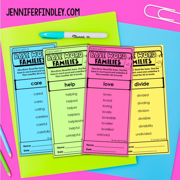 Teaching Morphology in Grades 4-5 (with Free Resources)