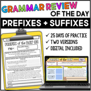 Free Prefix, Suffix, and Roots Posters (Morphology Posters)