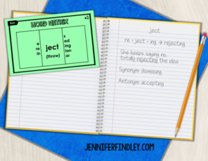 Using Word Matrix Activities to Increase Vocabulary (Free Posters)