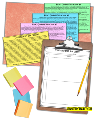Free Resource to Review Story Elements: Passages, Task Cards, and More!