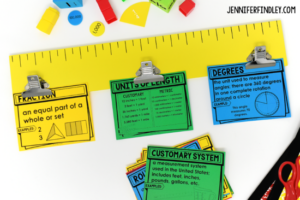 Free 4th Grade Math Vocabulary Posters