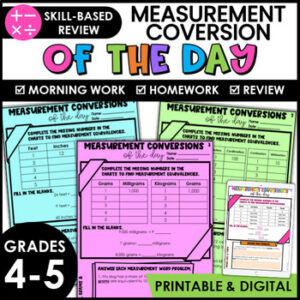 Measurement Conversions for Kids Who Just Don't Get It - Teaching with ...