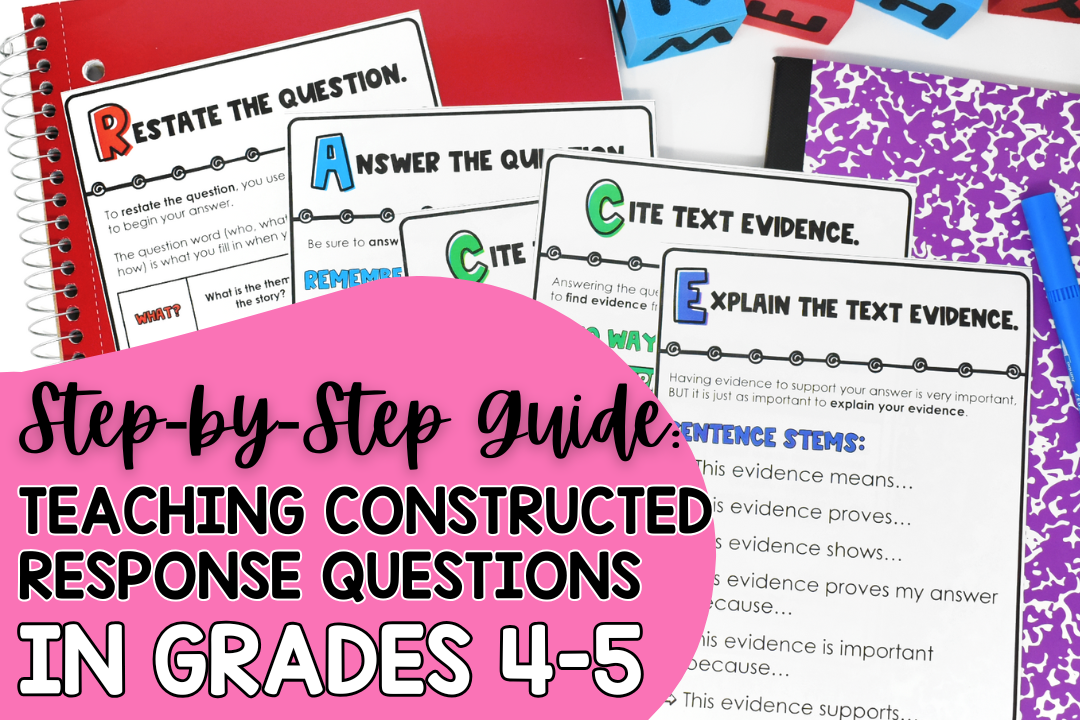 Step-by-Step Guide: Teaching Constructed Response Questions in 4th ...