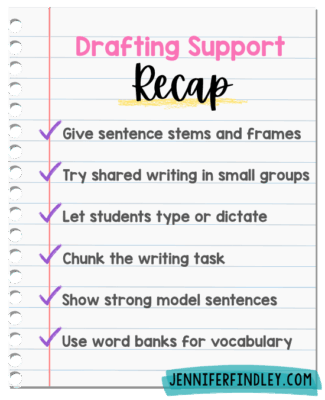 Supporting Writers in 4th and 5th Grade - Teaching with Jennifer Findley