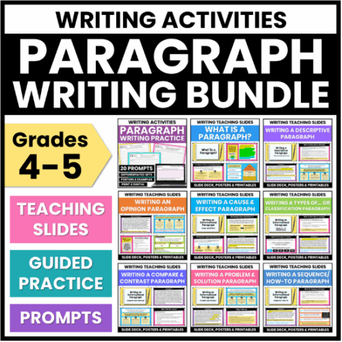 How to Teach Paragraph Writing in 4th and 5th Grade (So It Sticks ...