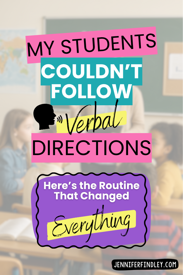 How to Help Students Follow Verbal Directions in 4th and 5th Grade ...